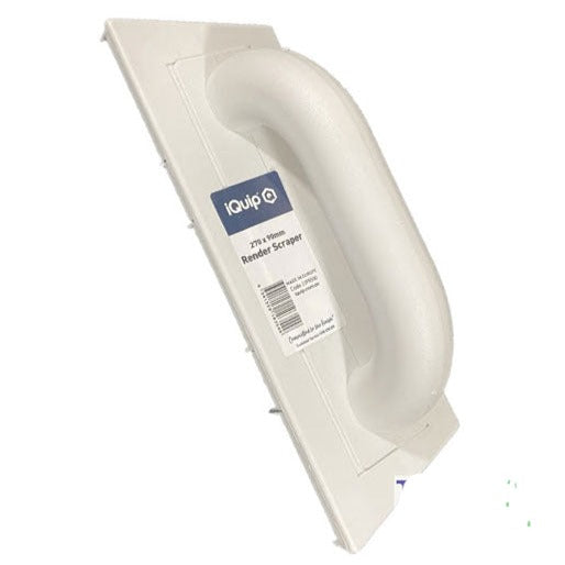 iQuip Plastic Render Scraper Steel Teeth 270 X 90mm