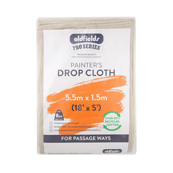 Canvas Drop Cloth (18' x 5') Hallway