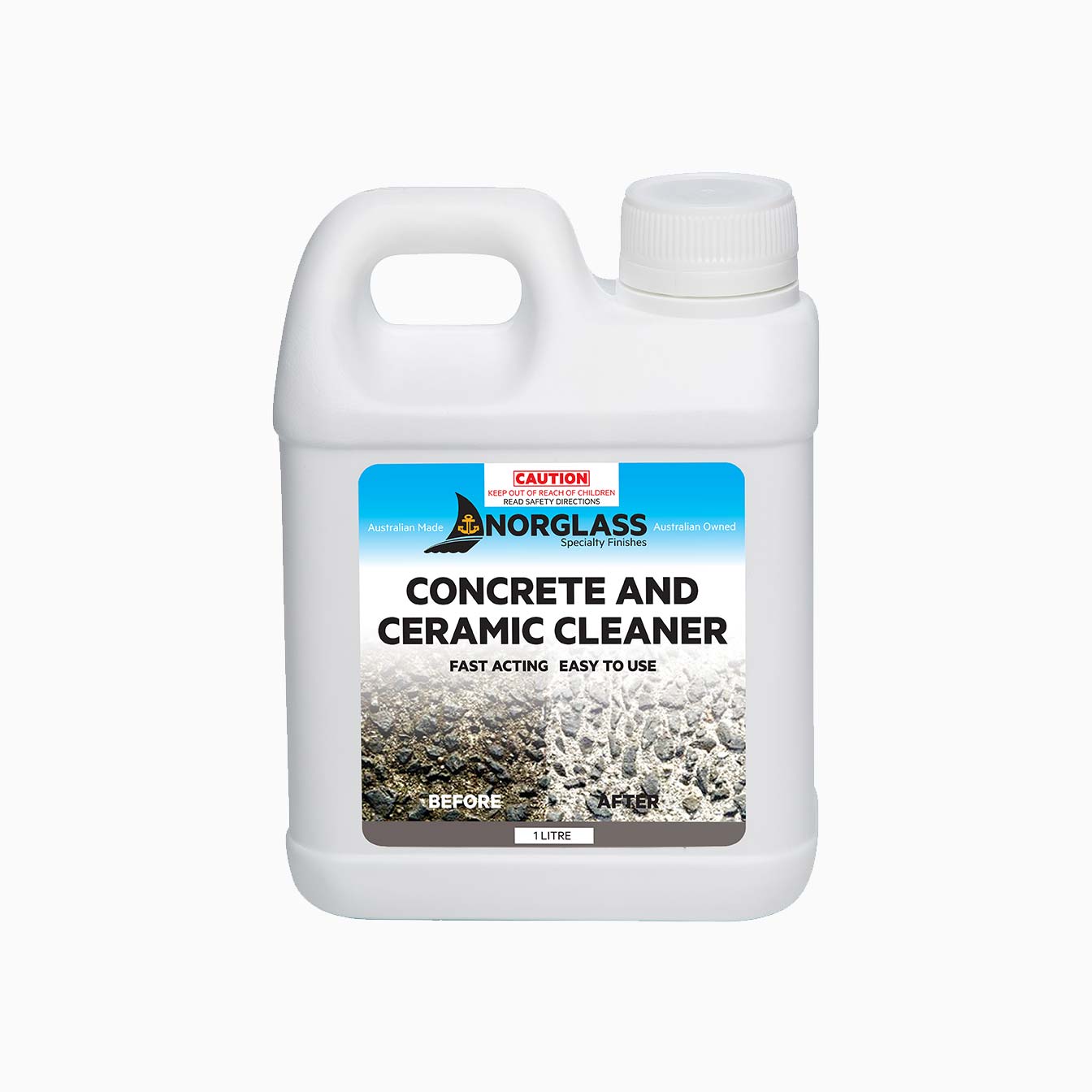 Norglass Concrete and Ceramic Cleaner | Fast Acting | Paint World