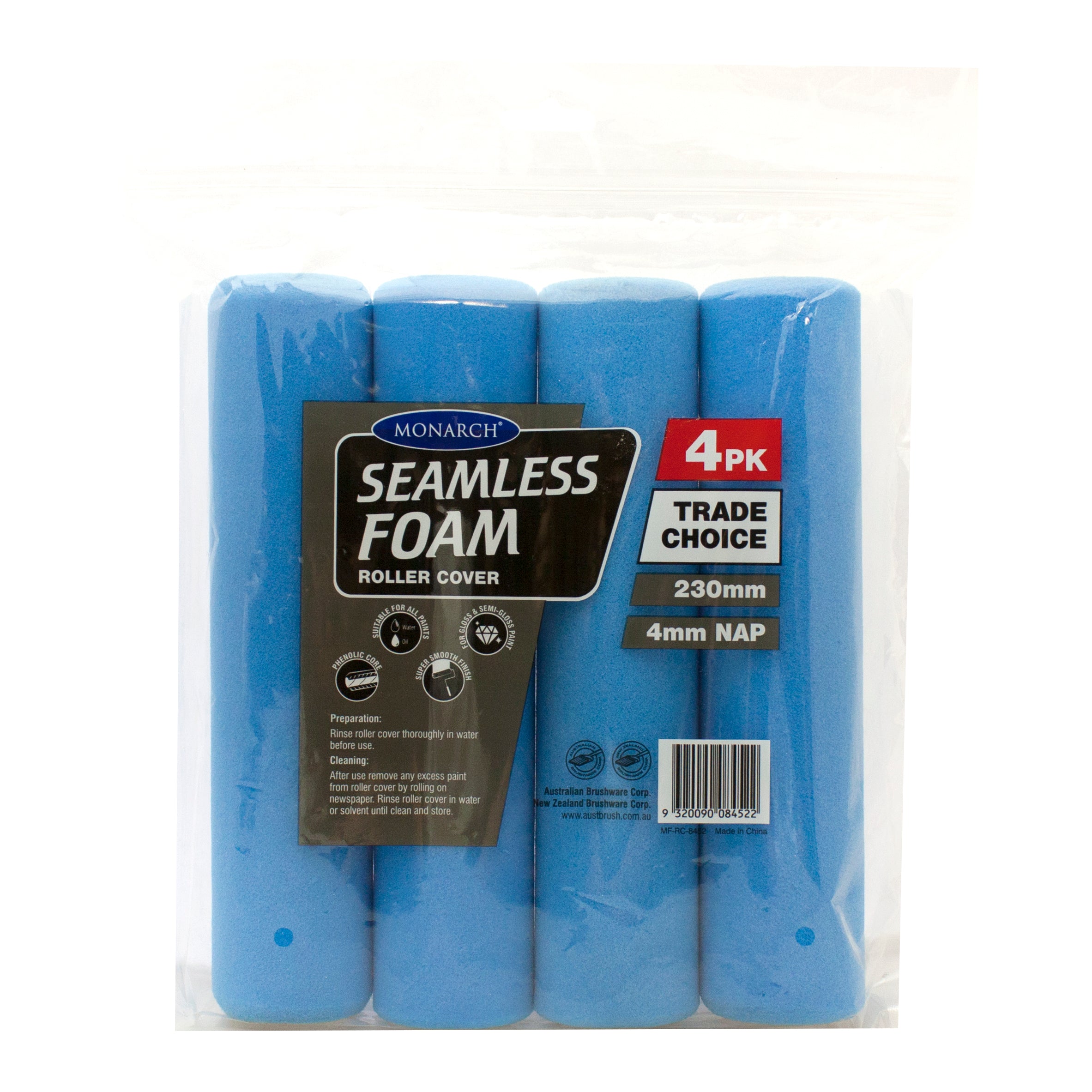 Monarch Seamless Foam Roller Cover - Paintworld