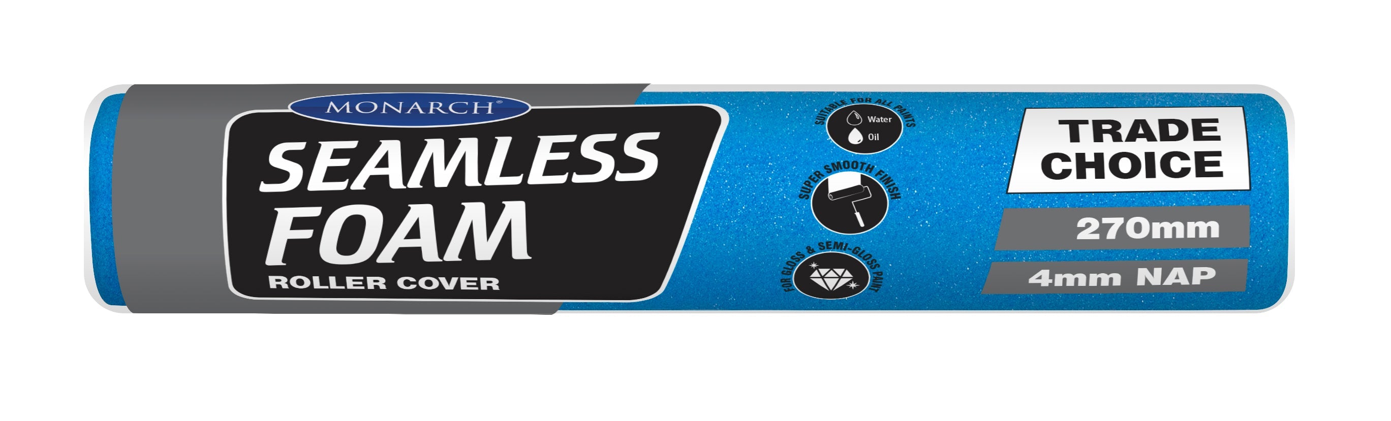Monarch Seamless Foam Roller Cover - Paintworld